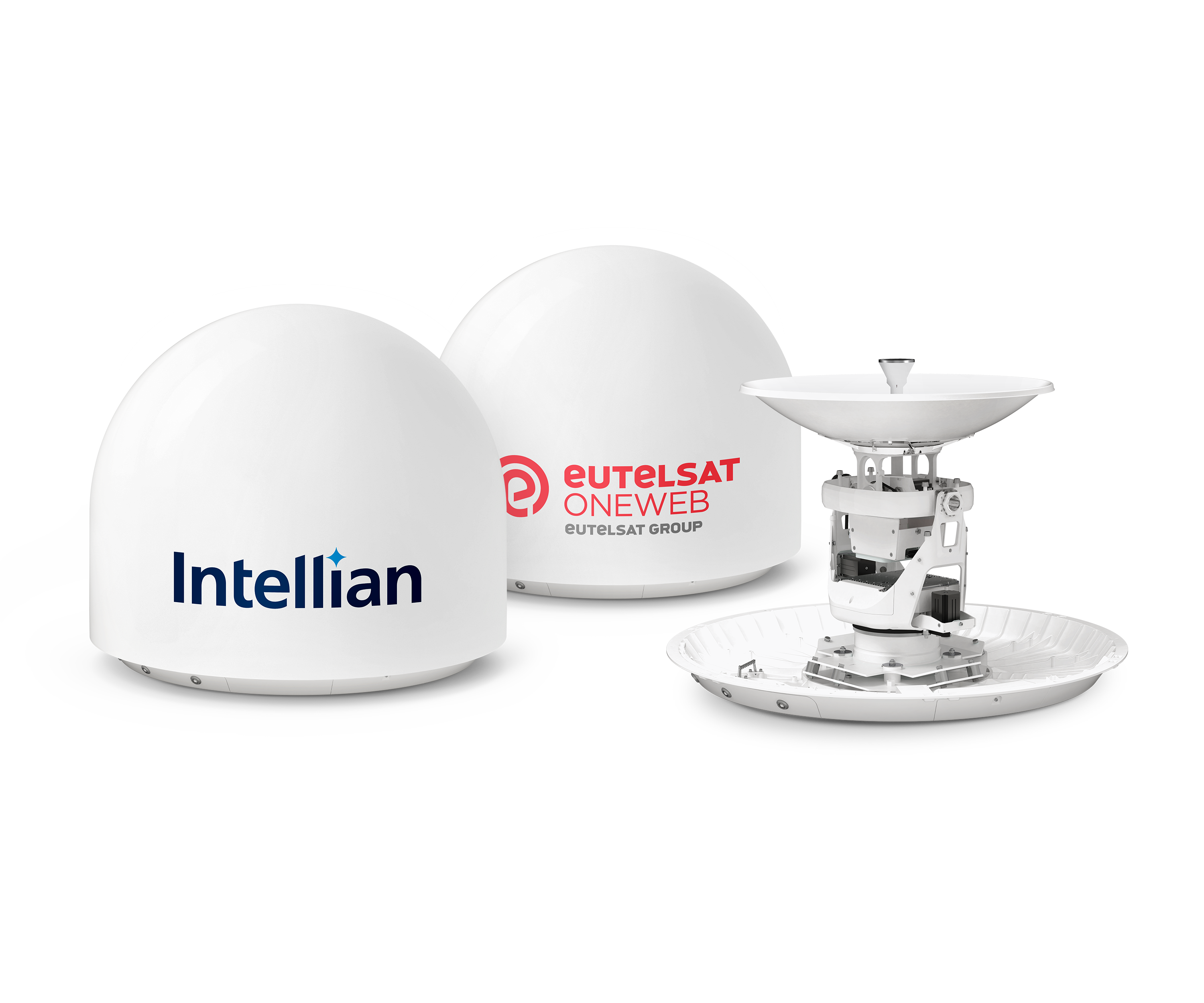 Eutelsat OneWeb OW70M-Rac maritime dual parabolic user terminal